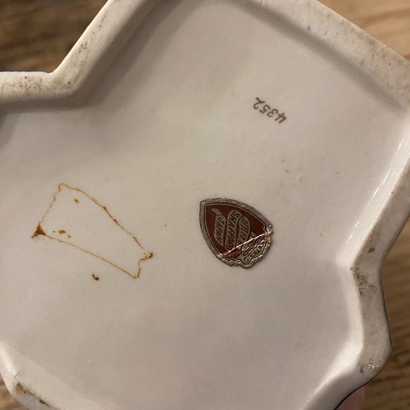 Shafford | Other | Shafford Bluegold Base Blessed Mary Madonna Vase ...